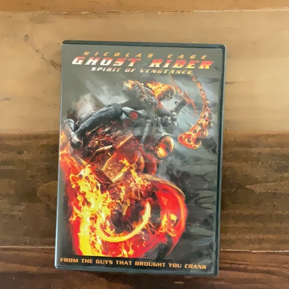 dvd | Media | Ghost Rider Spirit Of Vengeance Dvd Black Cover | Poshmark